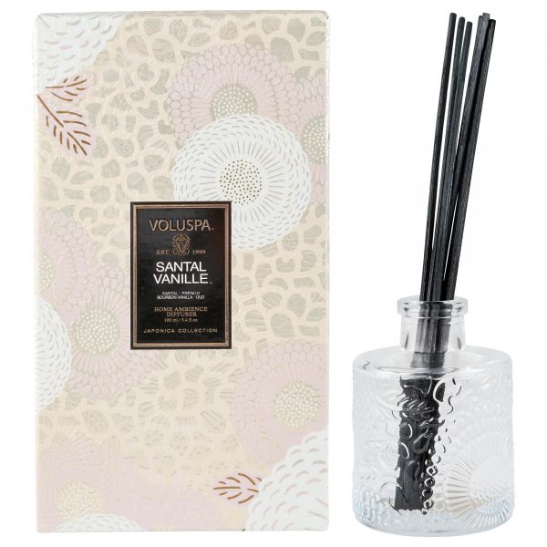 Voluspa- Santal Vanille Reed Diffusers | Candleporium